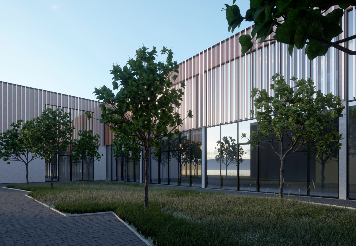 Naujo Nemėžio šv. Rapolo Kalinausko gimnazijos priestato statybos ...